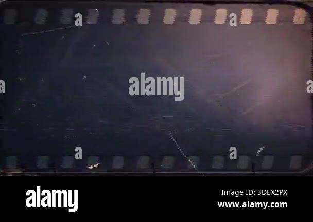 Close up of old vintage slide films glitch effect Stock Video Footage ...