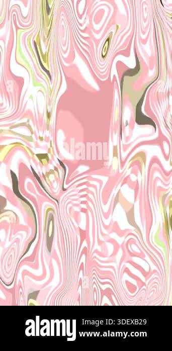Abstract liquid marble background with swirling pink, yellow, and green ...