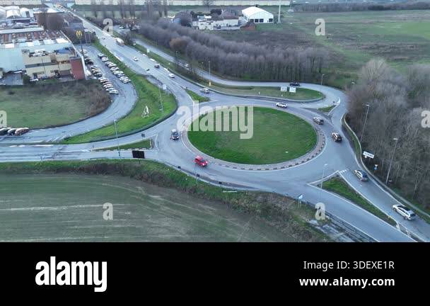 Cremona, Italy - February 11th 2023 An aerial perspective captures a ...