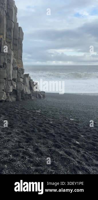 Tall basalt sea cliffs towering Stock Videos & Footage - HD and 4K ...