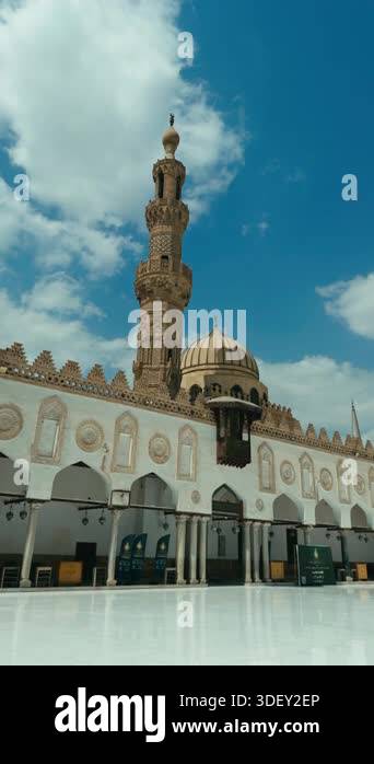 White Colored Old Arabic Minaret Stock Video Footage - Alamy