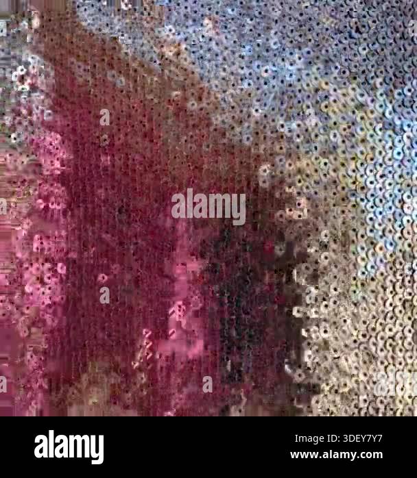 Sparkling sequins with pink highlights Stock Video Footage - Alamy