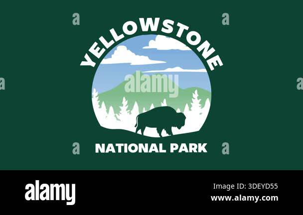 beautiful views in Yellowstone National Park Stock Video Footage - Alamy