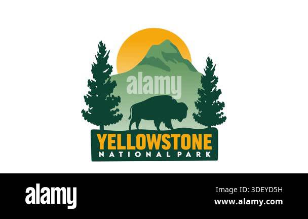 beautiful views in Yellowstone National Park Stock Video Footage - Alamy