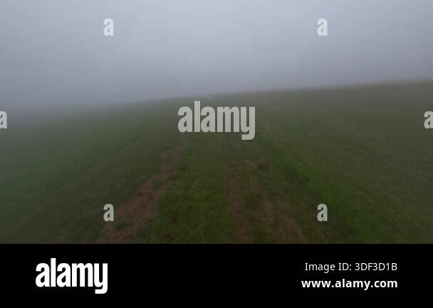 First-person view from an off-road vehicle. Off-road driving on dirt ...