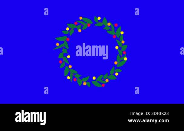 Flower decoration on chroma key Stock Video Footage - Alamy