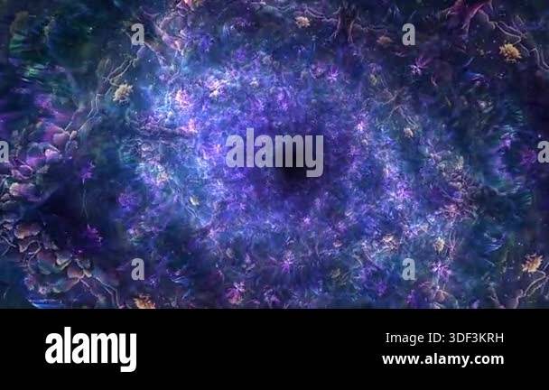 An abstract and ambient animated background. This video loops ...