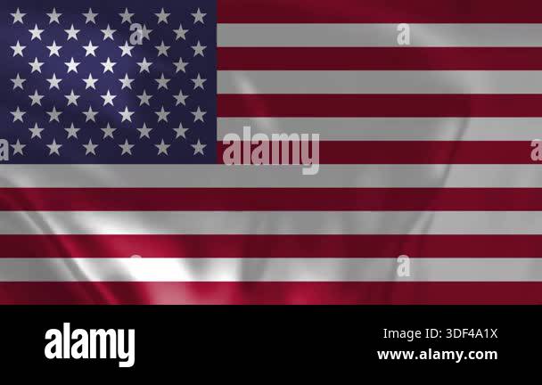 Happy Presidents Day USA Flag Waving Animation Background Stock Video ...