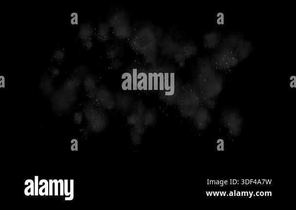 Smoke and Sparkle Particles Animation Stock Video Footage - Alamy