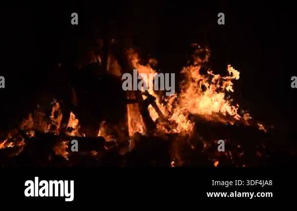 Fire flames on black background, Blaze fire flame texture background ...