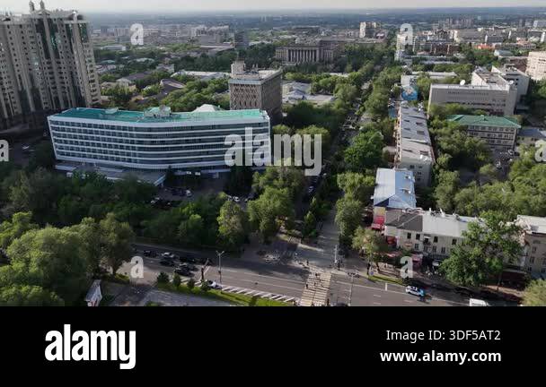 The Almaty Hotel is one of the most recognizable buildings in the city ...