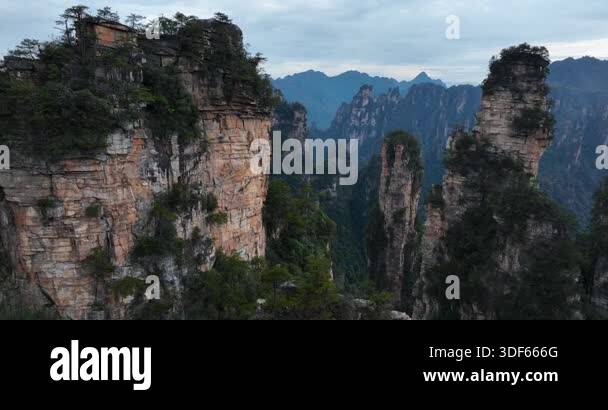 Beautiful landscape in Zhangjiajie National Forest Park, China Stock ...