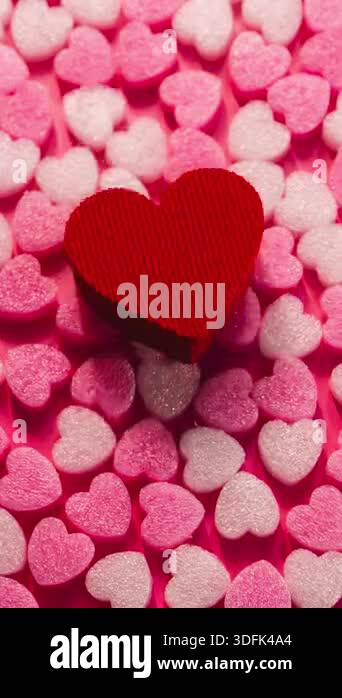 Animated Valentine background created with stop motion hearts ...