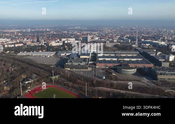 Berlin, city state of Berlin, Germany, December, 14, 2025: Aerial view ...