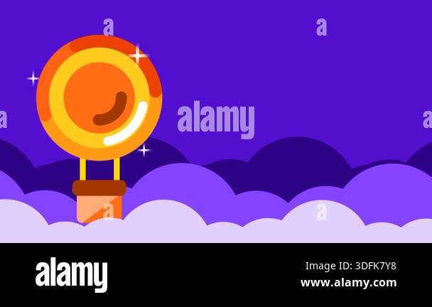 Two golden coin balloons are positioned on the left side of the screen ...