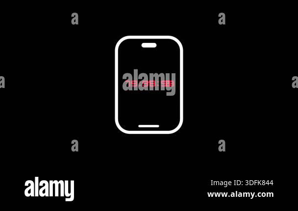 A white outline of a modern smartphone appears in the center with a ...