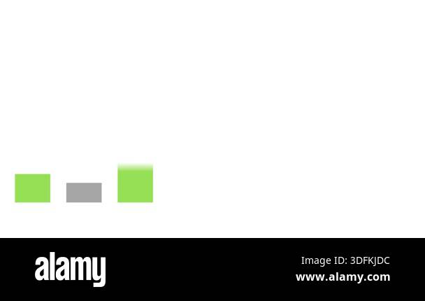 Corporate data visualization with abstract bar graph and modern motion ...