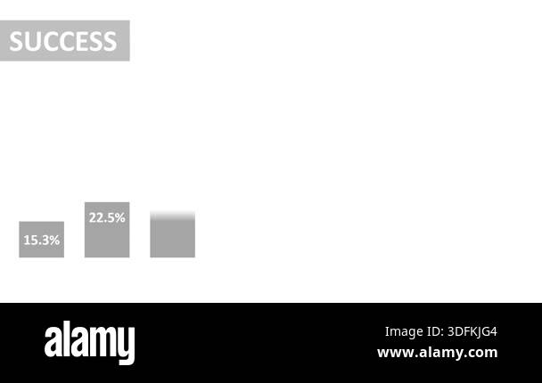 Business Growth and Success Concept. Rising Bar Chart. Symbol of ...