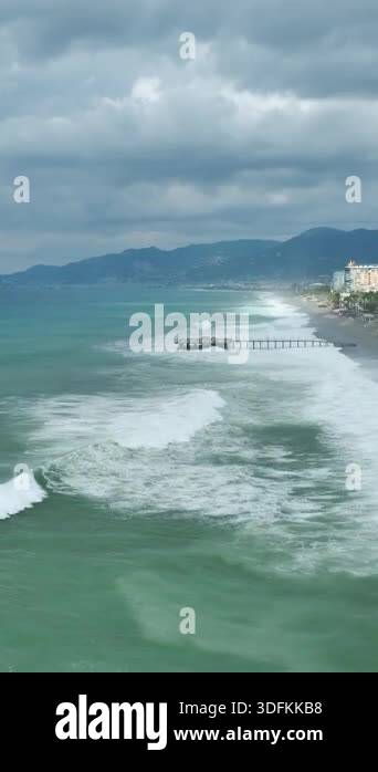 Fast water lines and rough texture Stock Video Footage - Alamy