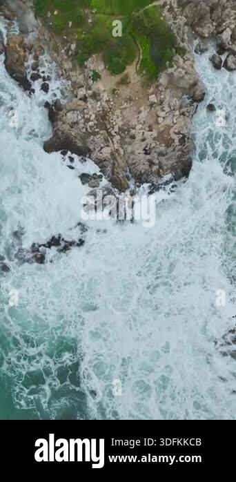 Dynamic sea surface under storm Stock Video Footage - Alamy