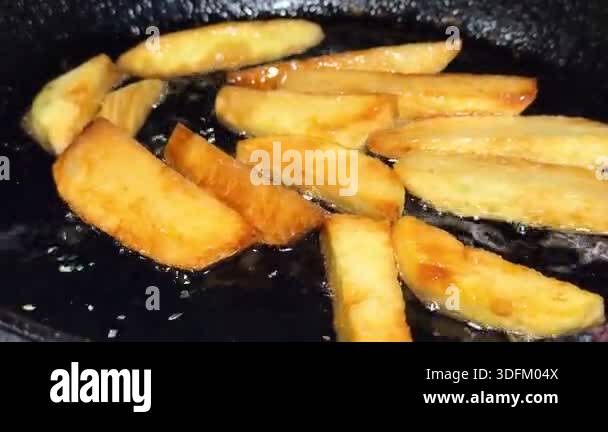 Home-fried French fries, junk food, fatty food, fatty oil, fat ...