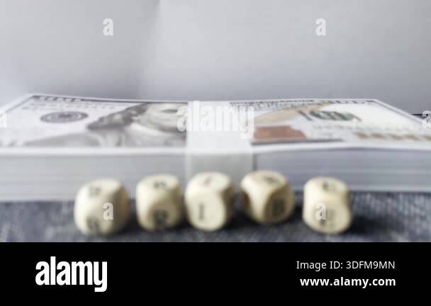 Close up view of wooden letter blocks spelling bribe in front of a ...
