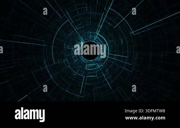 Infinite Tunnel 4K Background Animation Seamless Loop Motion Stock ...