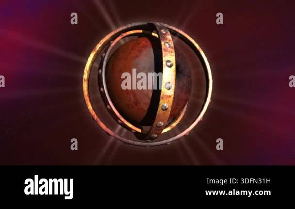 A piece of metal. High quality footage Stock Video Footage - Alamy