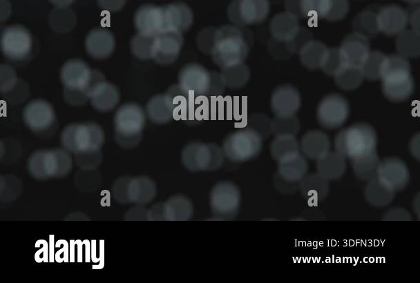 Blurred circular bokeh rays create a soft and dreamy abstract ...