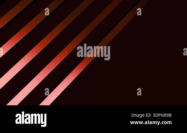 Elegant 4K abstract loop with dynamic red and black diagonal lines ...