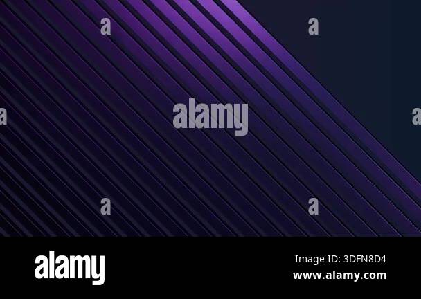 Stunning 4K looping animation of receding metallic diagonal lines ...