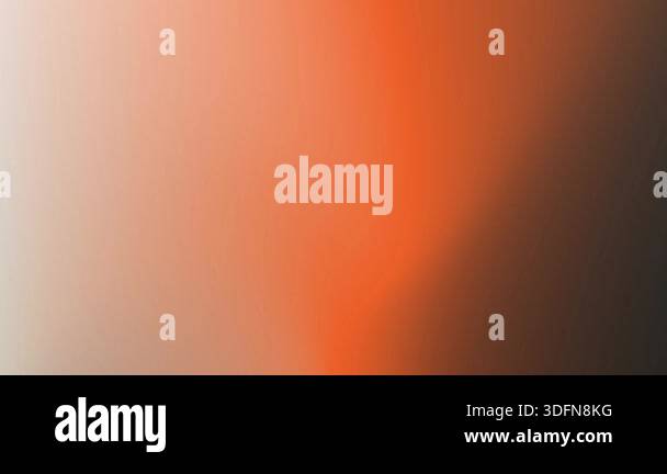 Abstract gradient background animation with vibrant warm orange tones ...