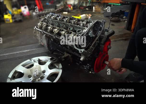 repair and assembly of a standard turbocharged engine for a drift car ...