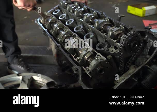 repair and assembly of a standard turbocharged engine for a drift car ...