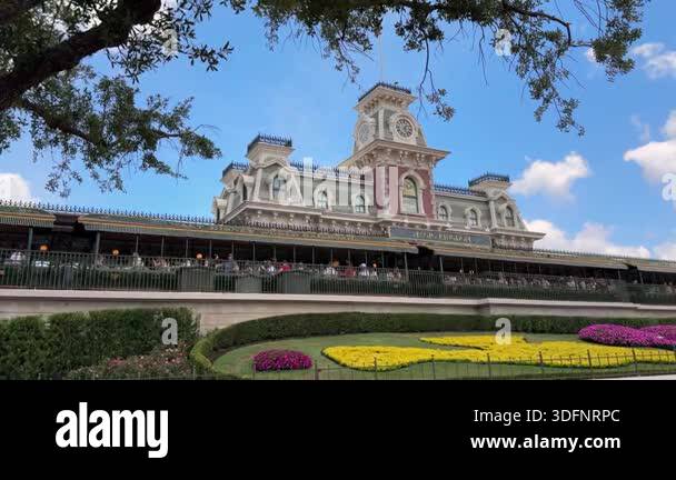 Orlando, Florida, USA - 05.06.2024: The iconic train station at the ...