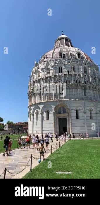 Pisa, Italy - September 5, 2025: The Pisa Baptistery of St. John, The ...