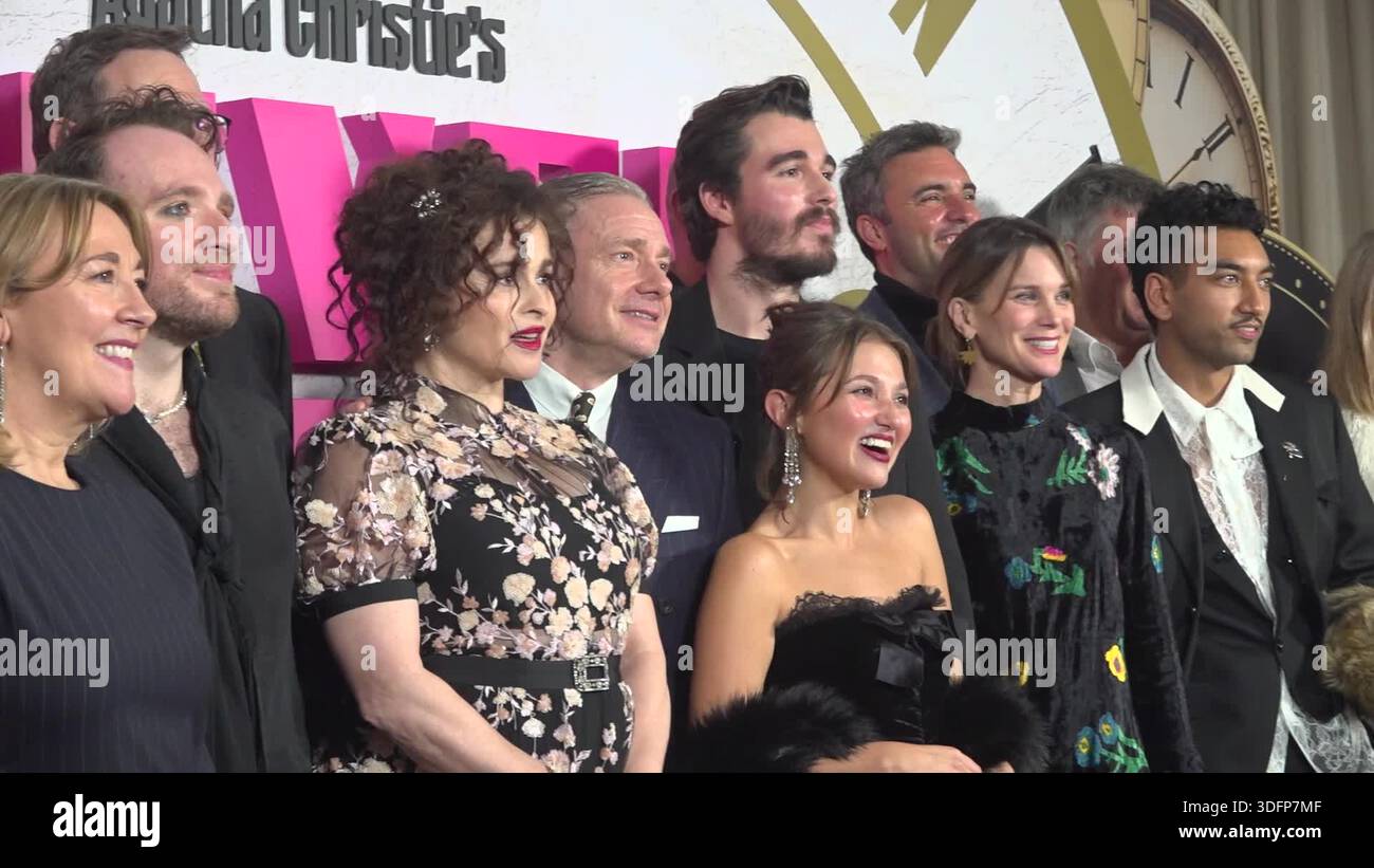 Stars attend the premiere of Agatha Christie's Seven Dials Stock Video ...