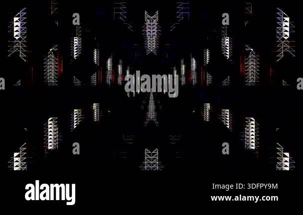 beautiful video colorful abstract bright light energy 4K of smooth ...