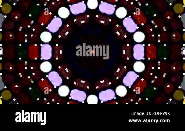 3D animation vertical beautiful video colorful abstract bright light ...