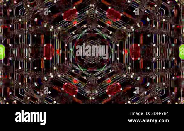 3D animation vertical beautiful video colorful abstract bright light ...