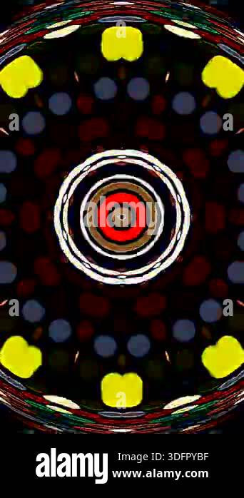 3D animation vertical beautiful video colorful abstract bright light ...