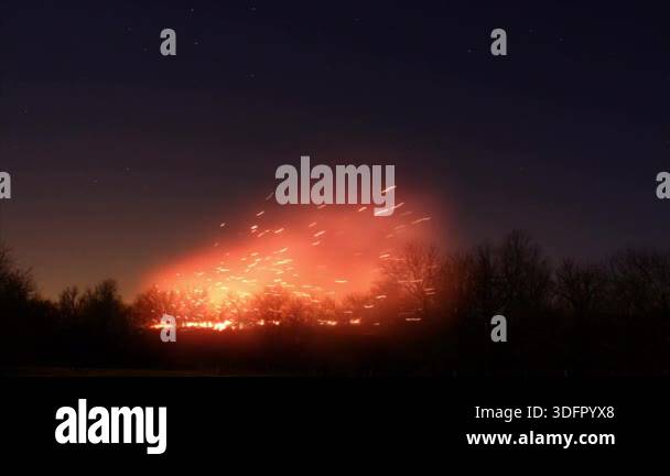 A dramatic animated scene of a large meteorite streaking through the ...