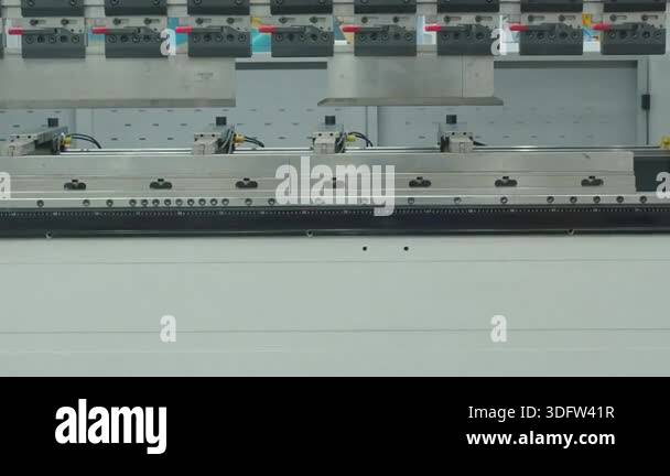 Demo of Industrial robotic arm with vacuum gripper operating on ...