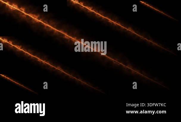 Firing Seamless Line Abstract Background Animation. Fire neon light ...