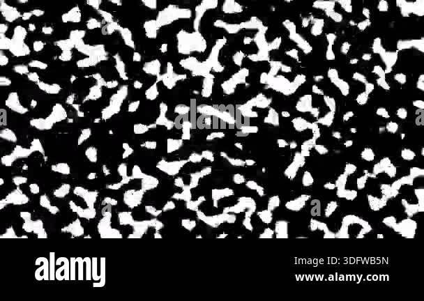 Noise screen with radio waves static lines and dots. Electromagnetic ...