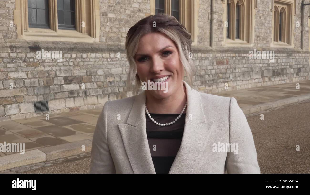 Millie Bright 'blown away' after being made an OBE Stock Video Footage ...