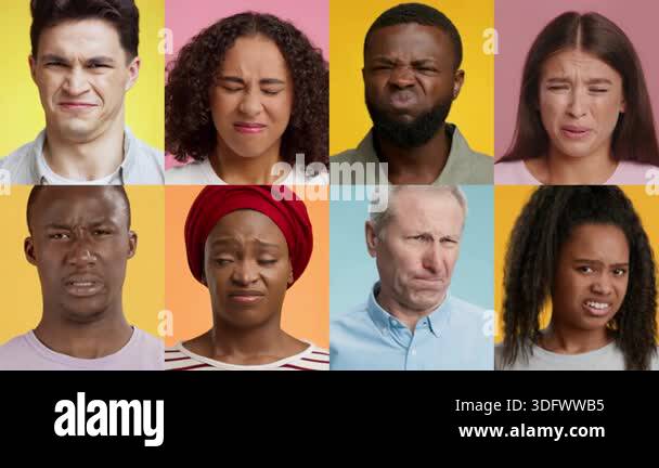 A vibrant collage showcases diverse individuals expressing a range of ...