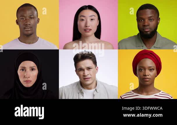 A vibrant collection of diverse individuals showcasing a range of ...