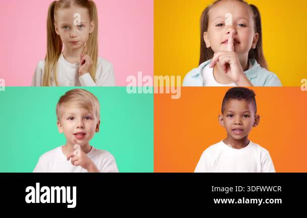 Four children of different backgrounds showcase unique emotional ...