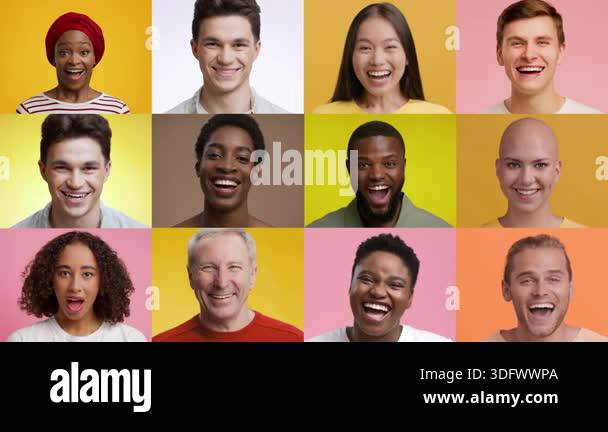 A vibrant collection showcases individuals from various backgrounds ...